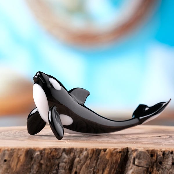 Glass Orca - Etsy