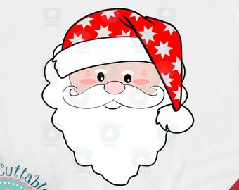 Merry Christmas Svg Santa Claus Svg Santa Hat Svg Saint - Etsy