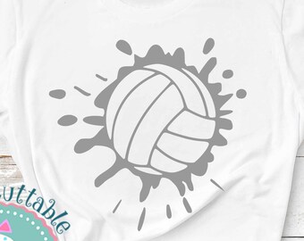 Volleyball Splatter Svg - Etsy