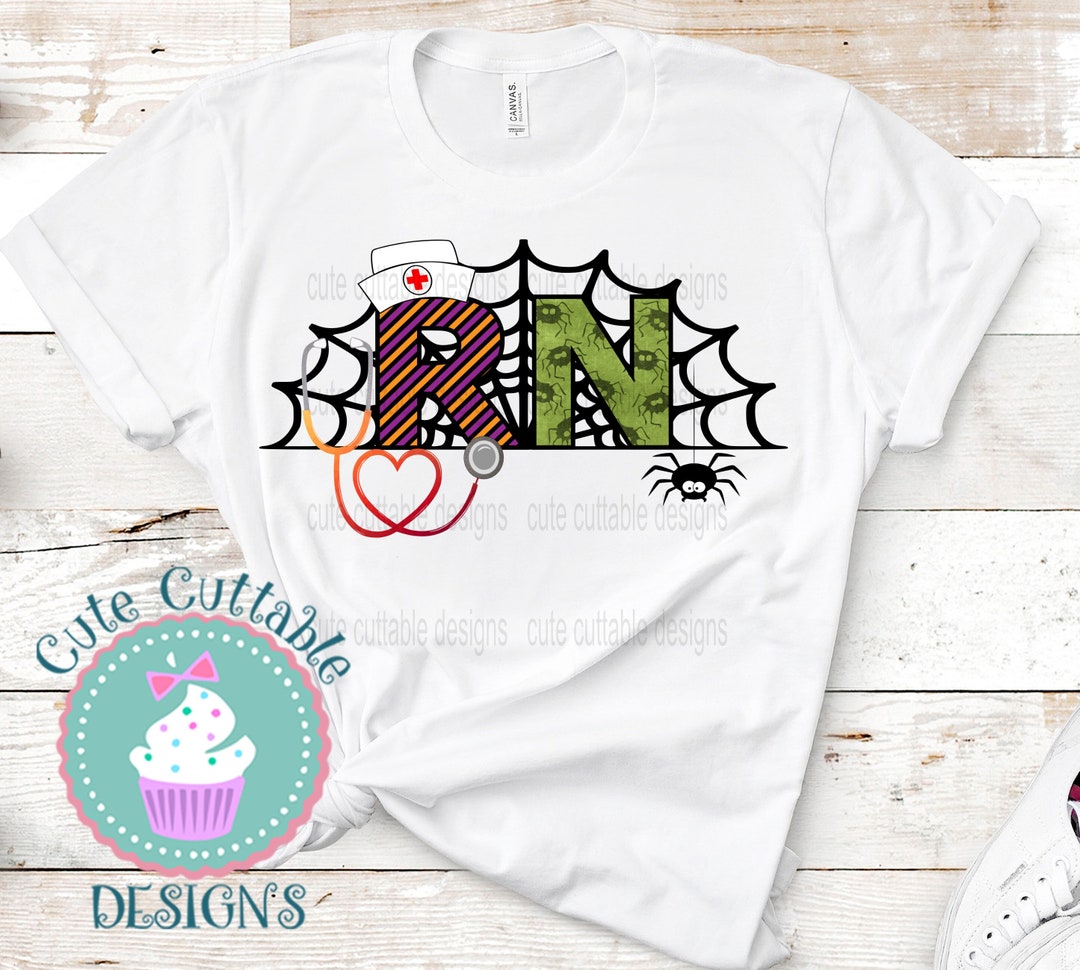 Halloween RN Boo Boo Crew One Spooky Nurse Sublimation - Etsy