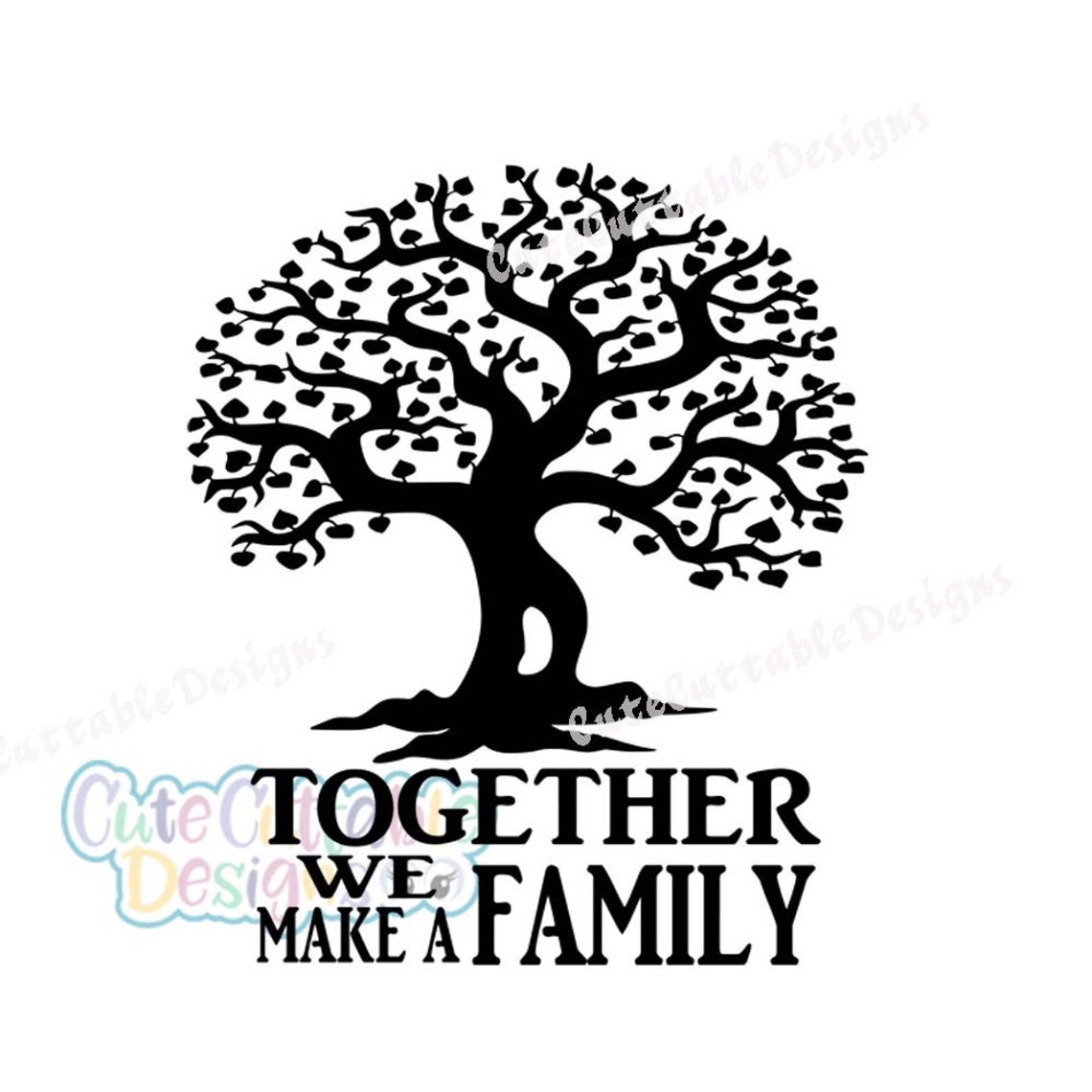 Wedding Tree SVG EPS Png DXFdigital download files for | Etsy