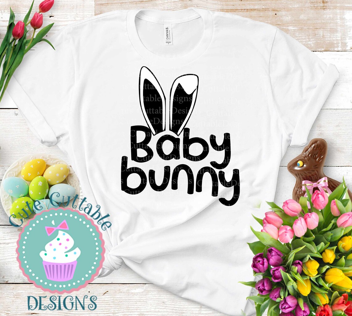 Baby Bunny Svg Easter Svg Baby Svg Files Easter Svg Kids - Etsy