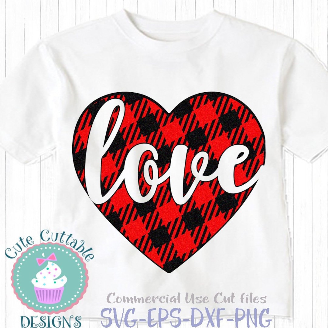 Valentine SVG, Plaid Love Heart SVG, Valentines Day SVG, Be Mine Svg ...