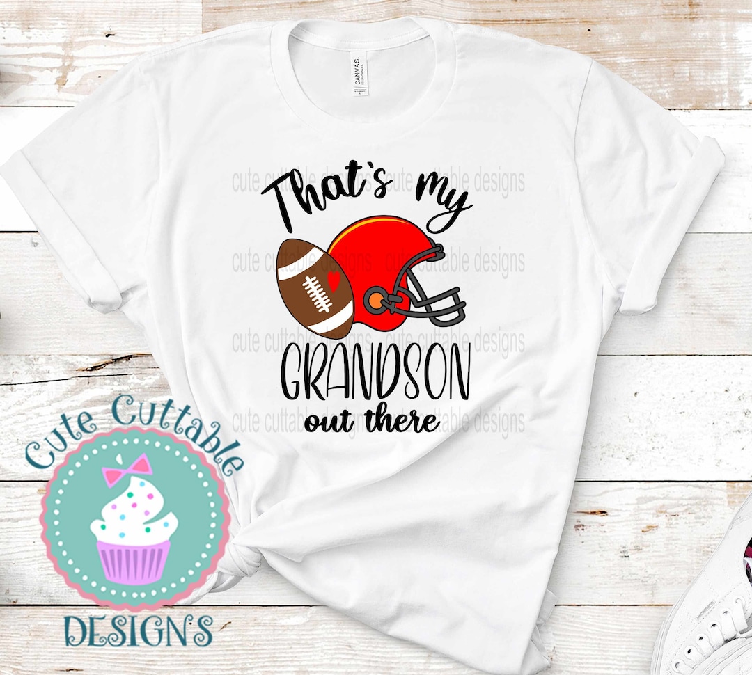 Football Svg Thats My Grandson Football SVG, Football Grandson Grandma ...