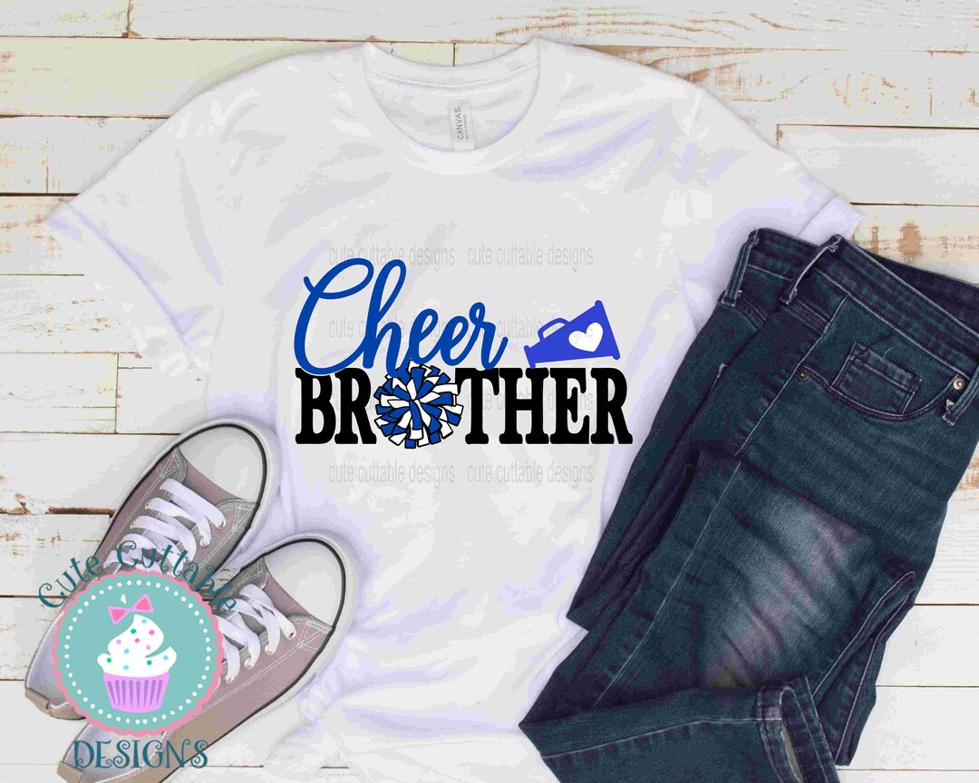 Cheer Brother Svg, Cheer Biggest Fan, Sibling Cheerleader Svg Big ...