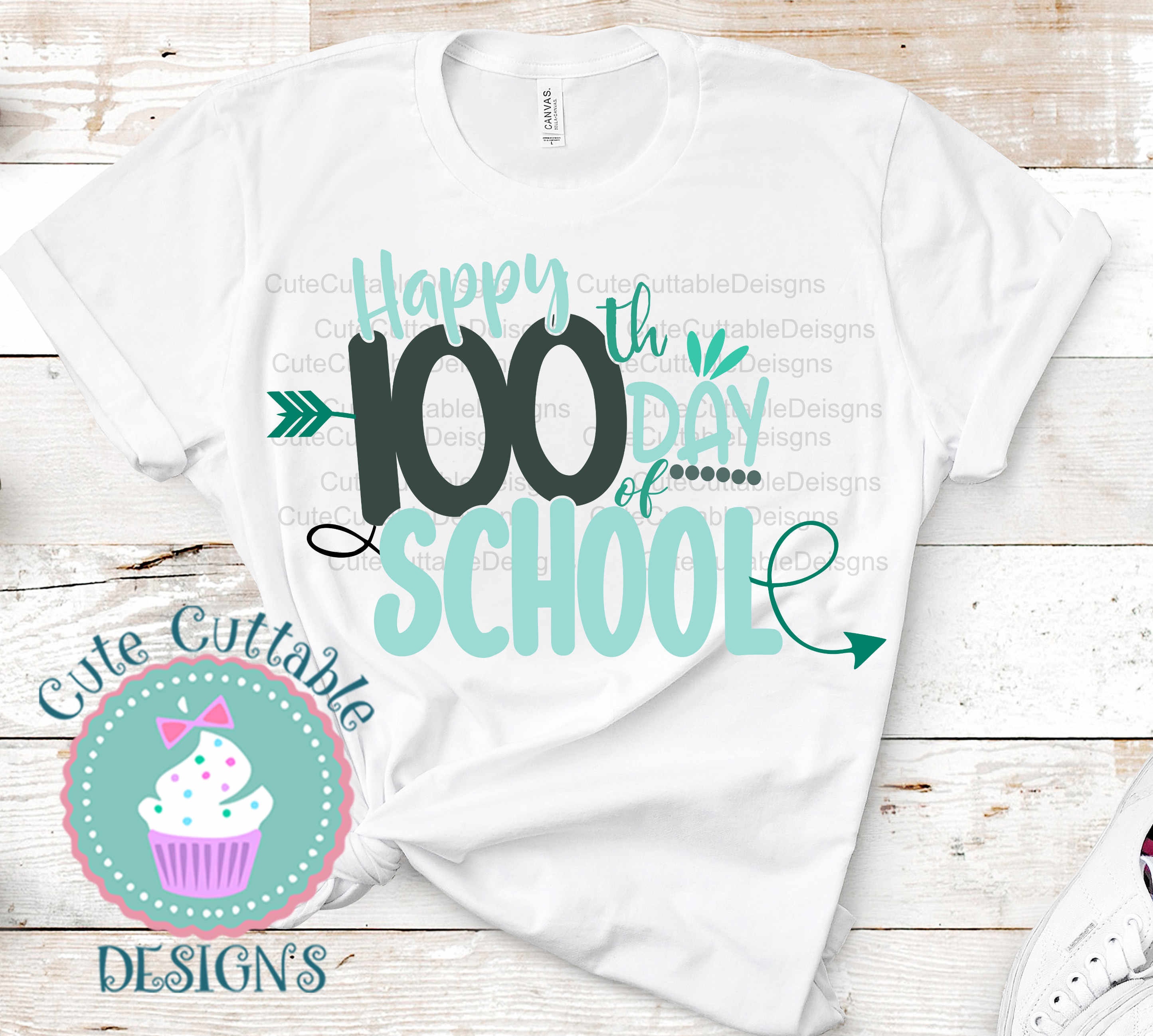 School Svg, Happy 100th Day of School Svg, School Cut File, 100 Days of ...