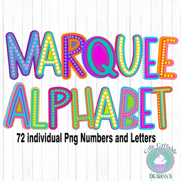 Marquee Numbers - Etsy