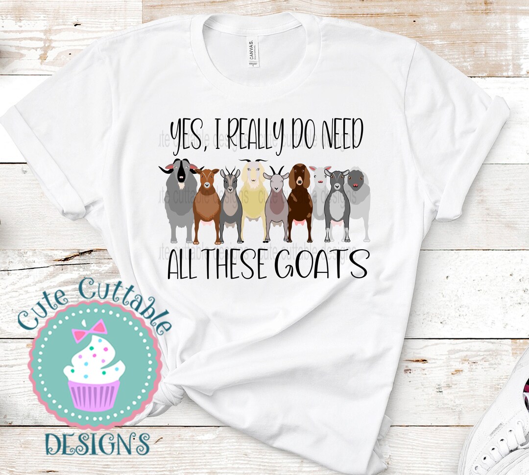 Crazy Goat Lady PNG: Farm Animal Clip Art (digital Download) - Etsy