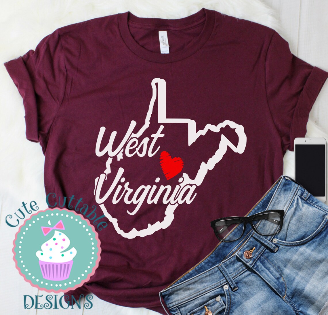West Virginia SVG Home Love WV State Home Sweet Home Born - Etsy