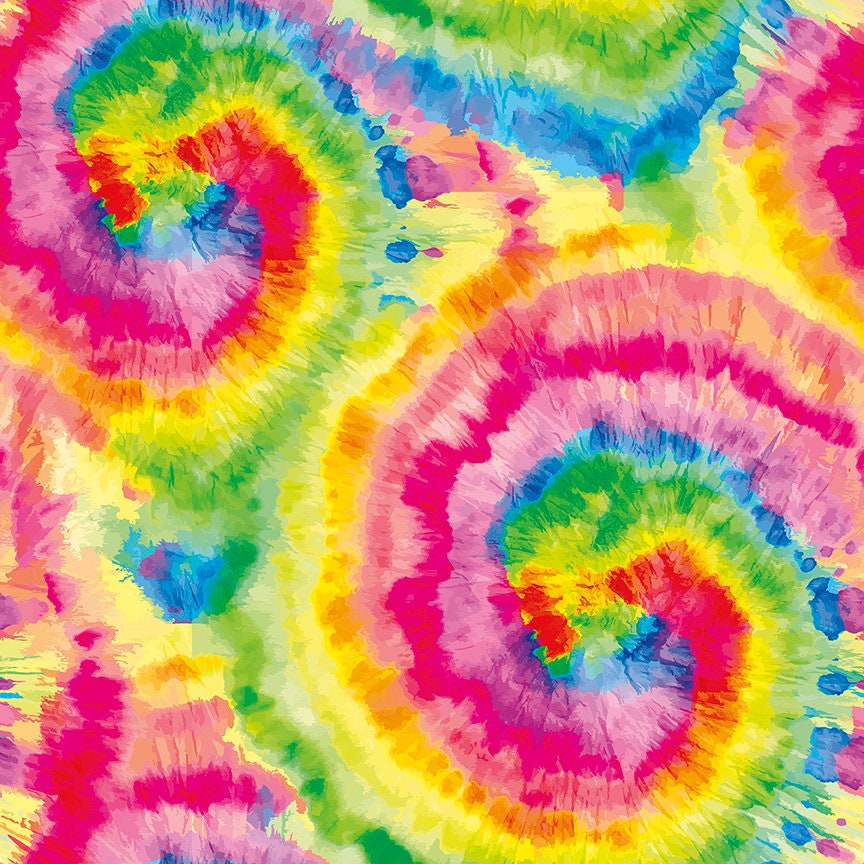 FQB - Tye Dye - Riley Blake - Fat Quarter Bundle - Etsy