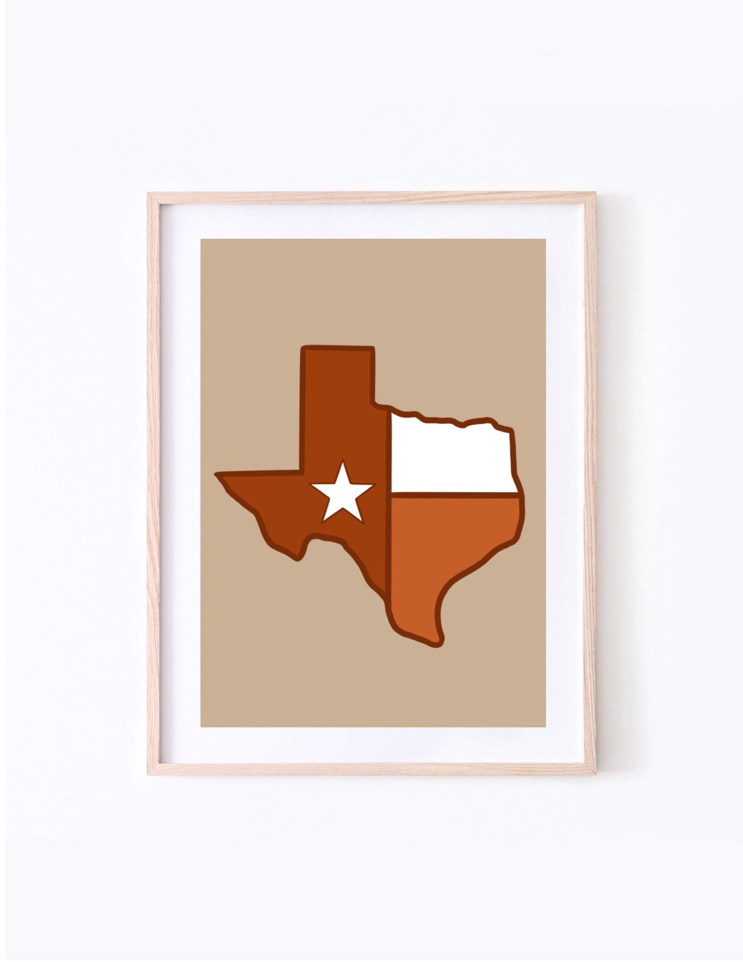 Texas State Flag Digital Download Print - Etsy
