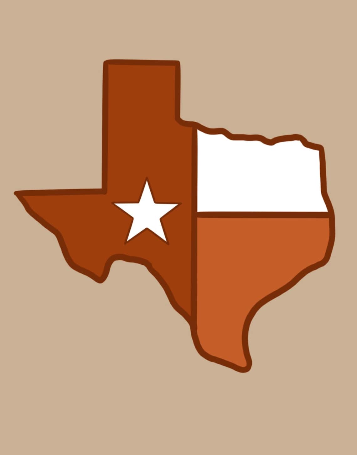 Texas State Flag Digital Download Print - Etsy