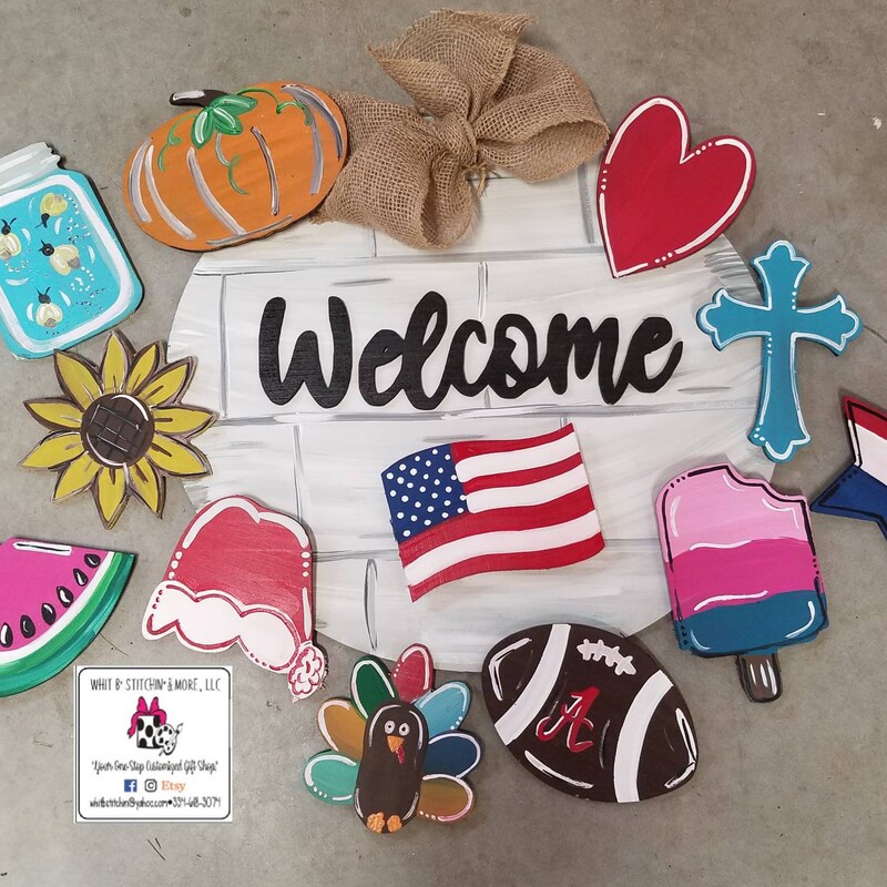 Seasonal Door Hanger - Etsy