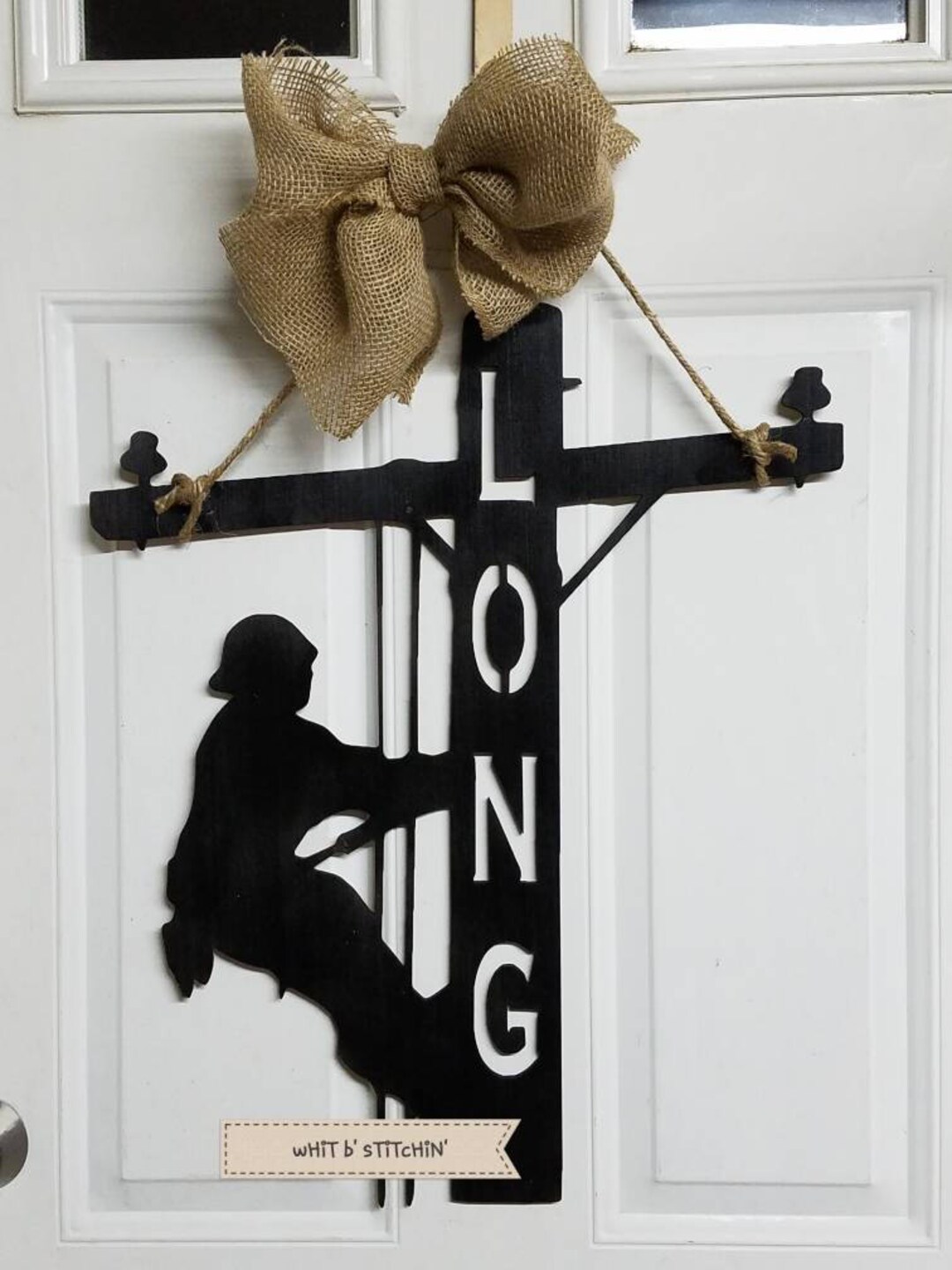 Lineman Door Hanger, Lineman Gift, Lineman Career, Lineman Stuff, Door ...