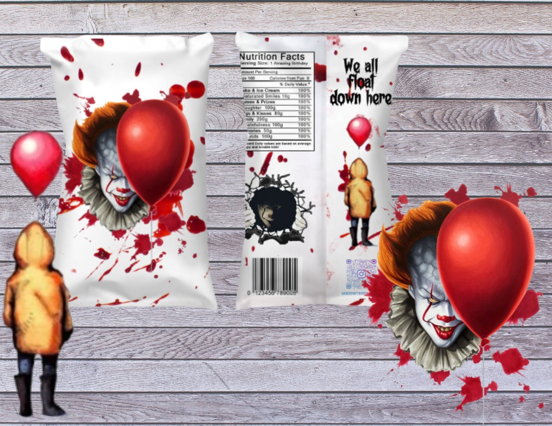 Horror IT Chip Bags - Etsy