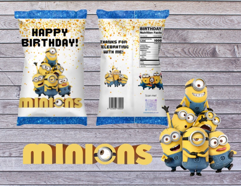 Minion Chip Bag - Etsy