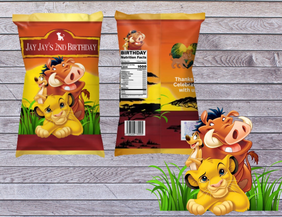 Simba Chip Bags - Etsy