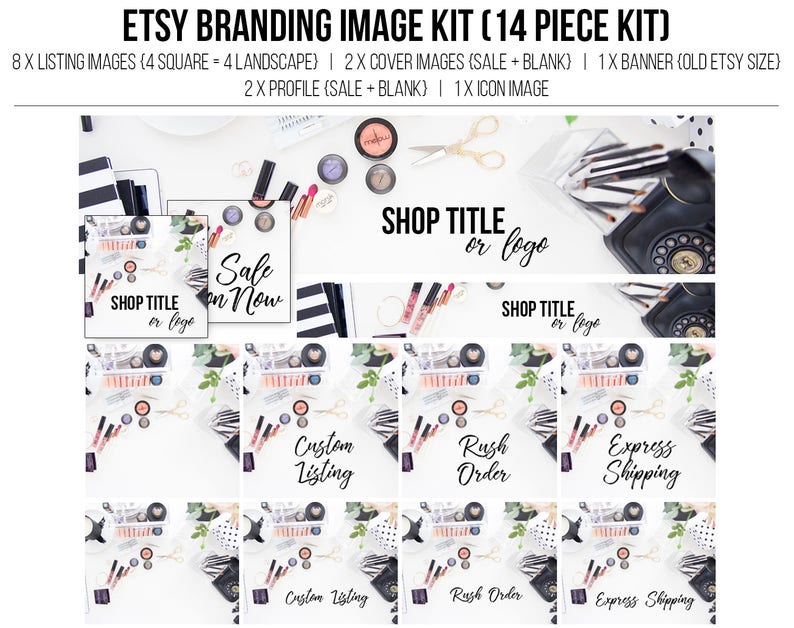 Etsy Branding Kit Cover Image Banner Photo Etsy Profile | Etsy