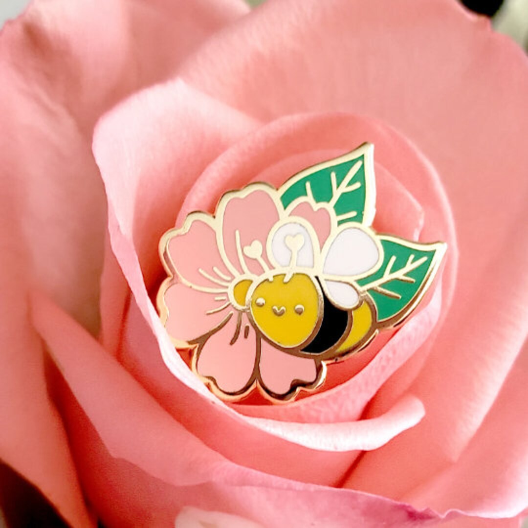 Spring Fairy Garden - Mini Pins, Board Fillers, Hard Enamel Pins - Etsy