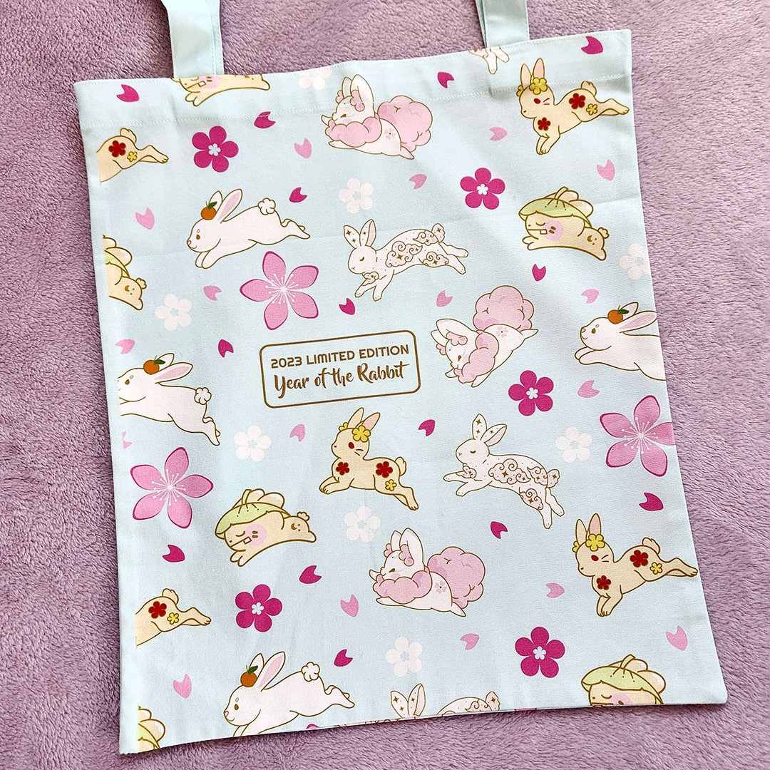 Bunny Cavas Totes From Year of the Rabbit 2023 Collab - Etsy