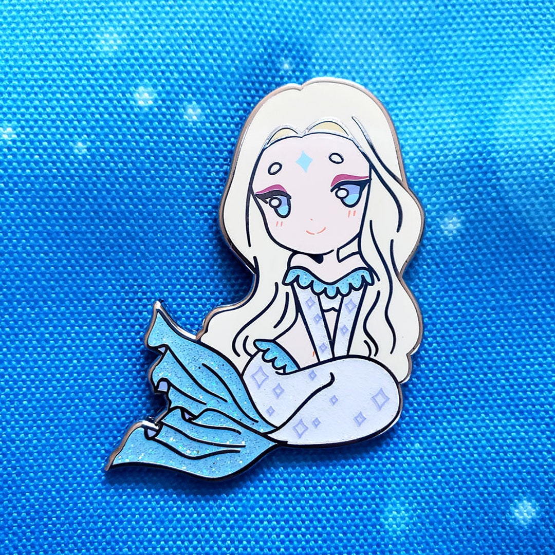 Queenie the Ice Queen Mermaid - Hard Enamel Pin From the Mermay 2022 ...