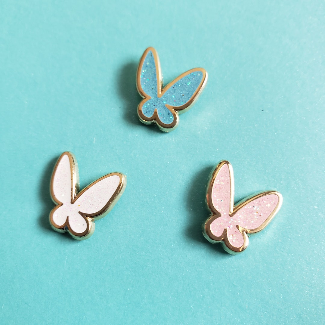 Mini Butterfly Pin - Deluxe Menu Project - Etsy