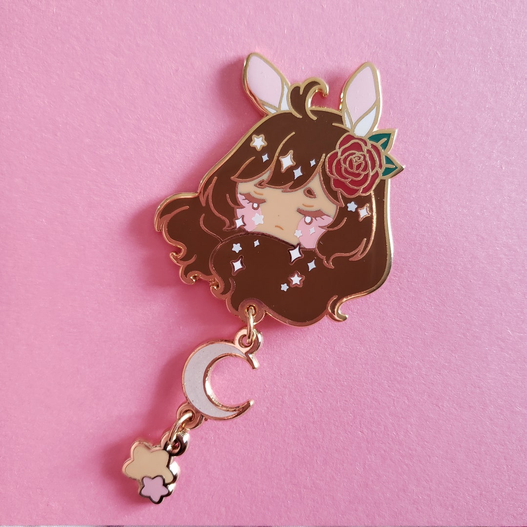Falling Stars Deluxe Dangly Charm Pin - "i'm Fine", Deluxe Menu Project ...