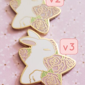 Star Bunny, V2 - 1.5 Inch Hard Enamel Pin - Etsy