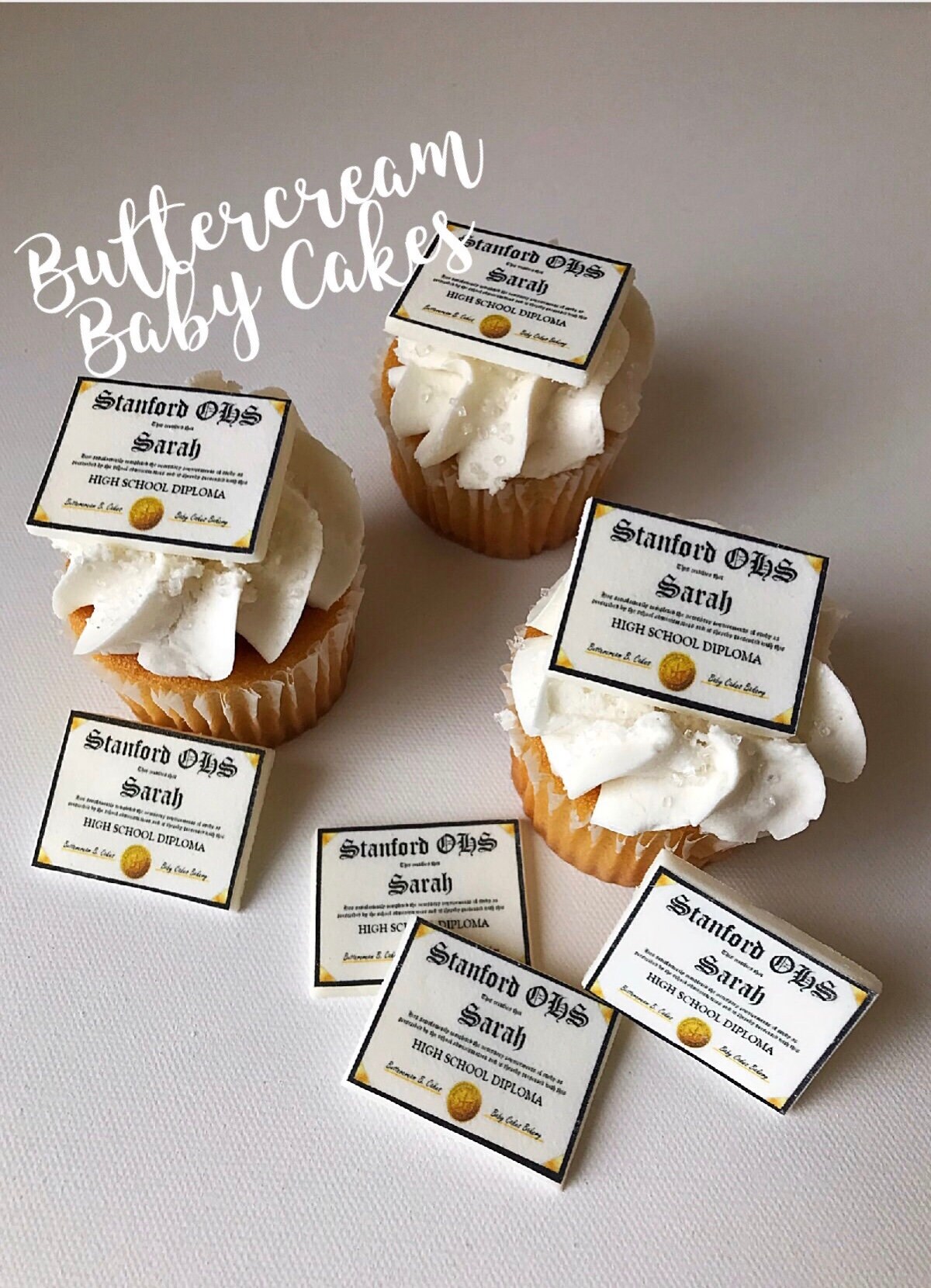 The Original 1 DOZEN Custom Edible Mini Fondant Diploma - Etsy