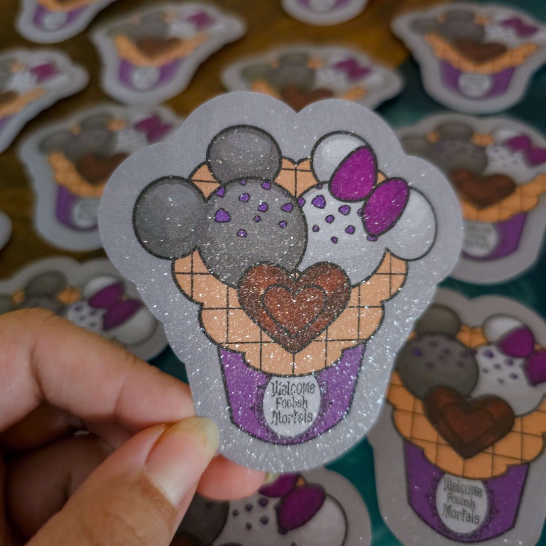 Foolish Mortal Dole Whip Glitter Sticker - Etsy