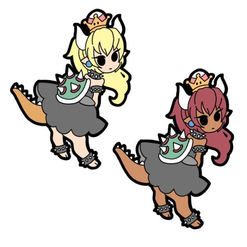 Bowsette Hard Enamel Pin | Etsy