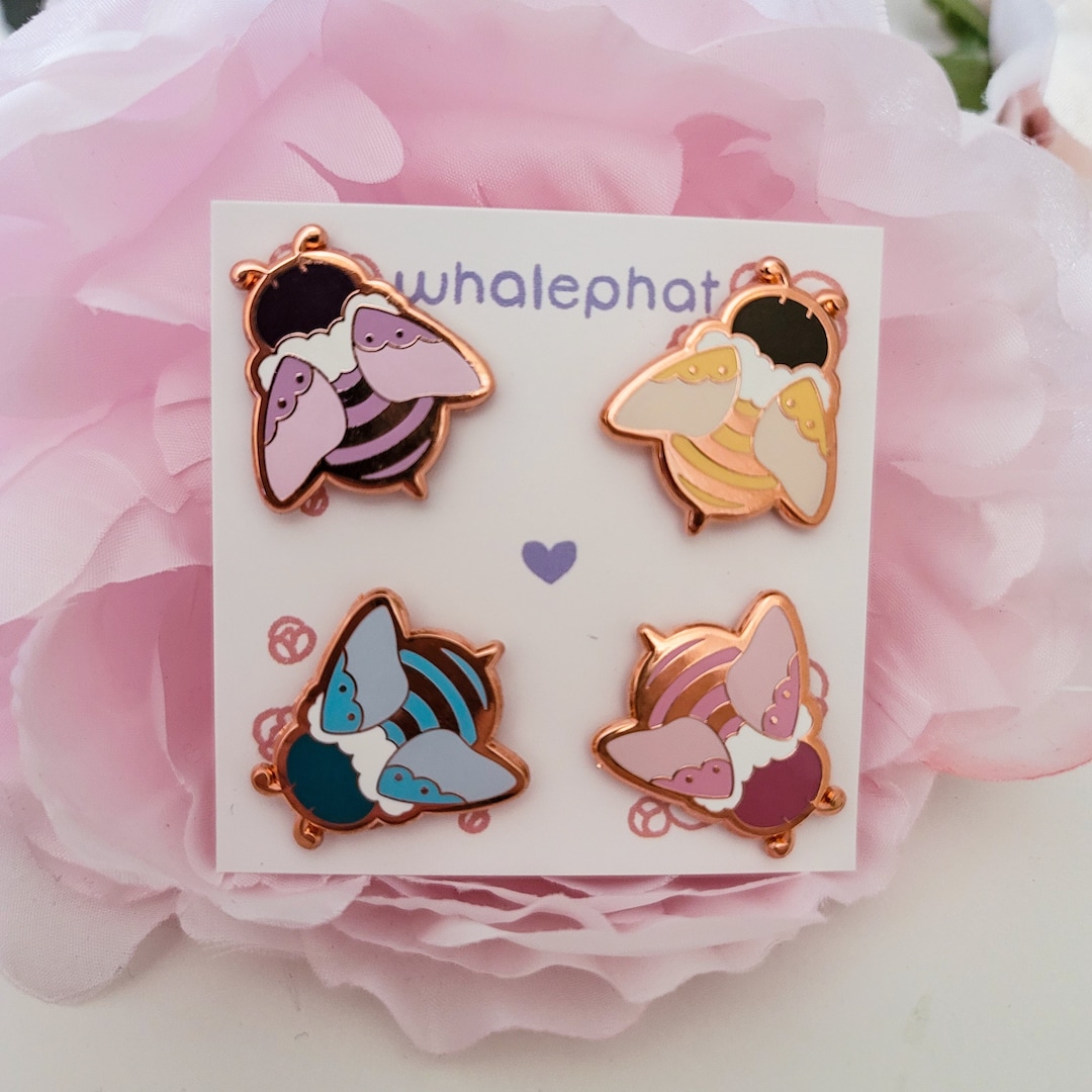 1" Bee Hard Enamel Pins - Etsy