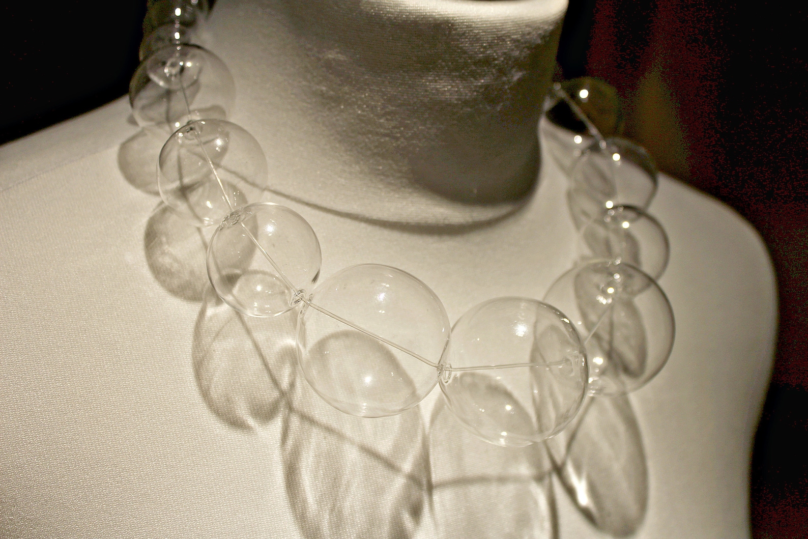 Clear Transparent Glass Oversize Bubble Sphere Necklace - Etsy