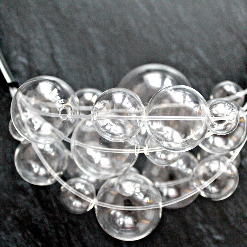 Clear Bib Necklace - Etsy
