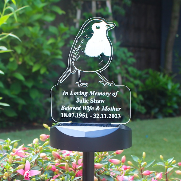 Robin Memorials for a Grave - Etsy UK