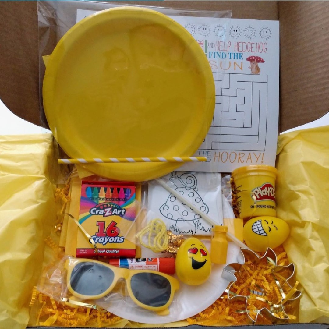 Little Box of Sunshine Craft Kit - Birthday Gift - Thinking of You Gift ...
