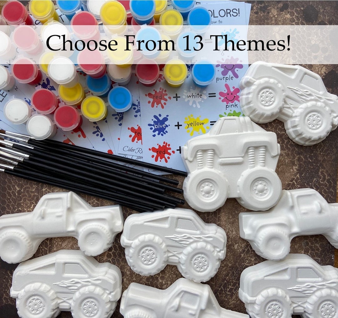 Paint It Yourself Party Kit - Monster Truck Party, Unicorn Party Favors ...