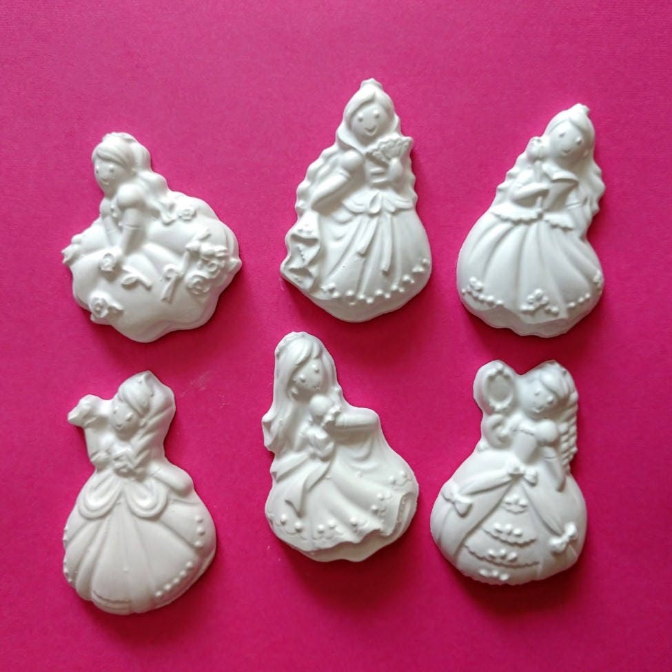 DIY Princess Magnet Set Kids Craft Kit Art Party | Etsy