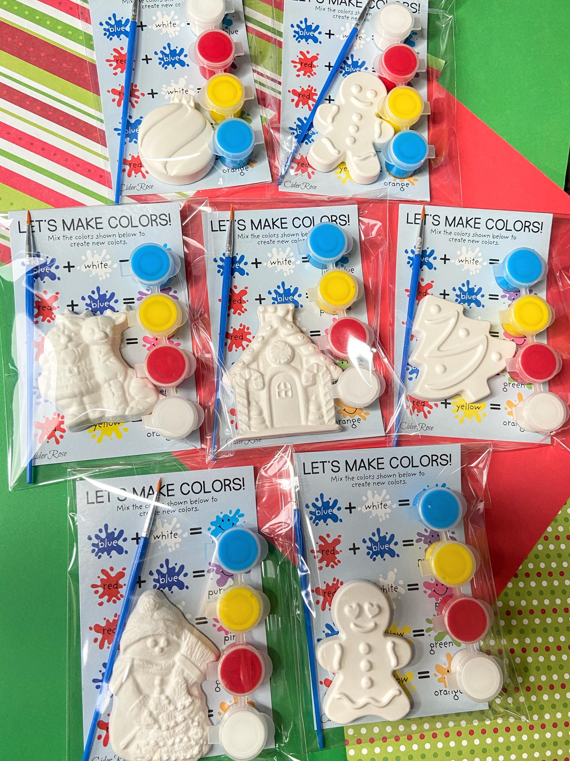 Christmas DIY Magnet Craft Kit – Holiday Kids’ Party Favor, Stocking ...