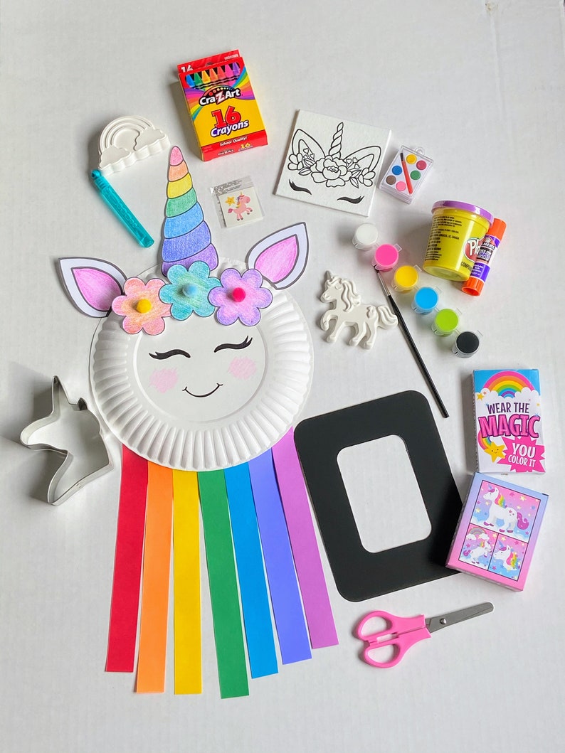 Unicorn Craft Kit Unicorn Gift Kids Craft Kits Birthday - Etsy