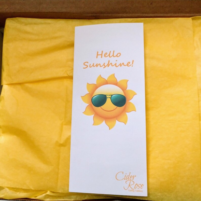 Little Box of Sunshine Craft Kit Birthday Gift Thinking of - Etsy