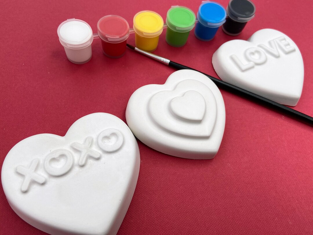 Paint Your Own Valentine’s Magnets - Valentine’s Gift - Conversation ...