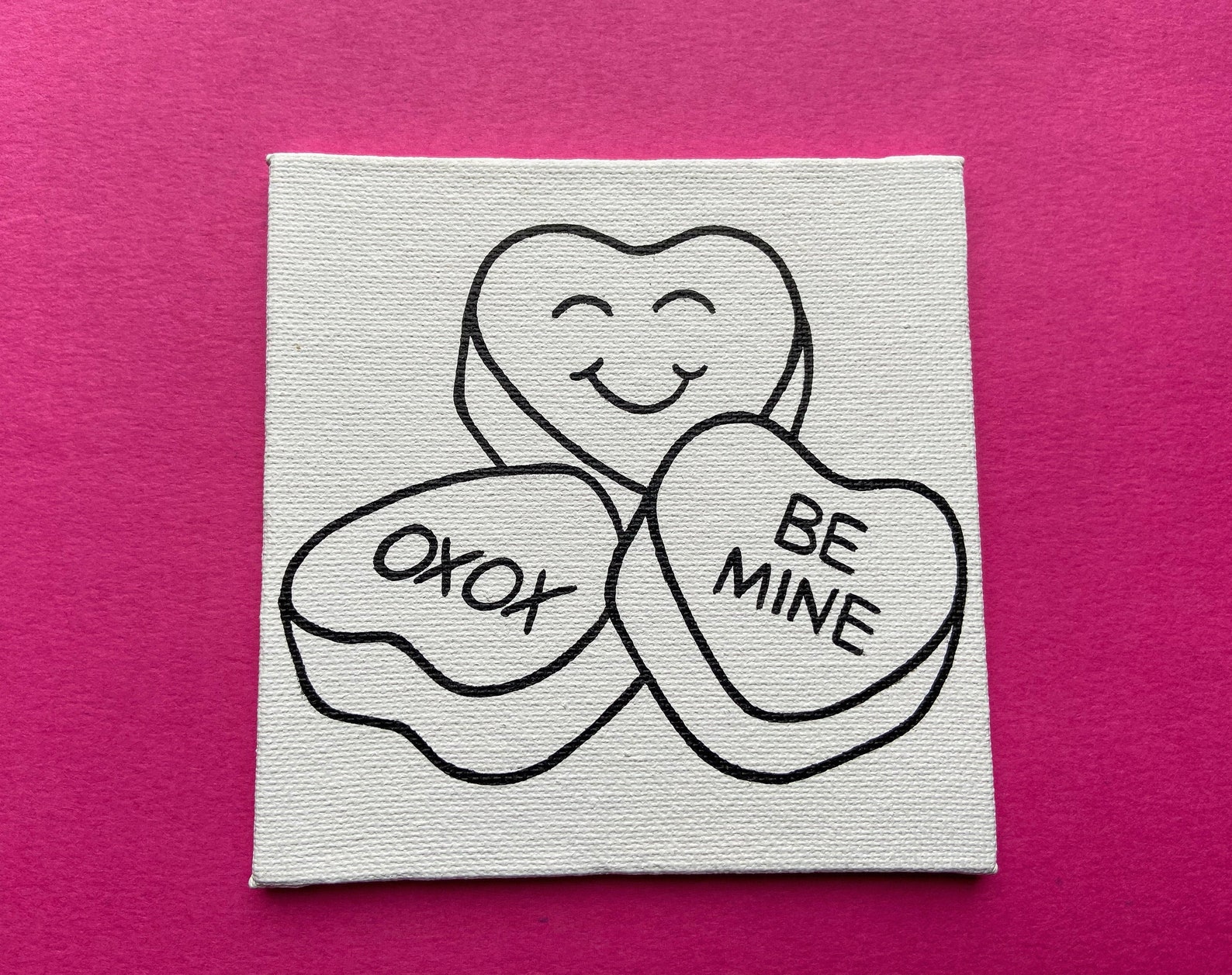 Conversation Hearts - Paint Your Own Valentine - Kids Valentines ...