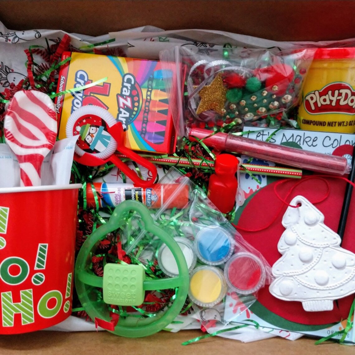 Christmas Craft Box Christmas Eve Box Christmas Crafts | Etsy