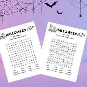 Kids Halloween Activity Bundle: Party Printables & Coloring Pages - Etsy