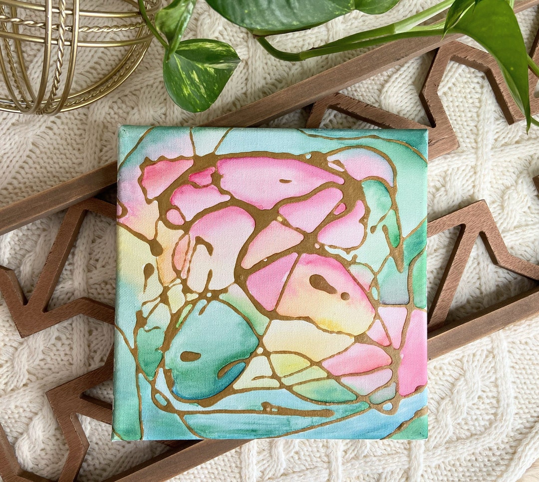 DIY Watercolor Paint Set - Self Care Kit - Paint It Yourself - Abstract ...