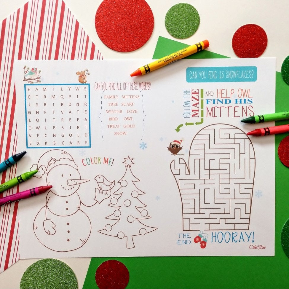 Christmas Craft Box Christmas Eve Box Christmas Crafts | Etsy