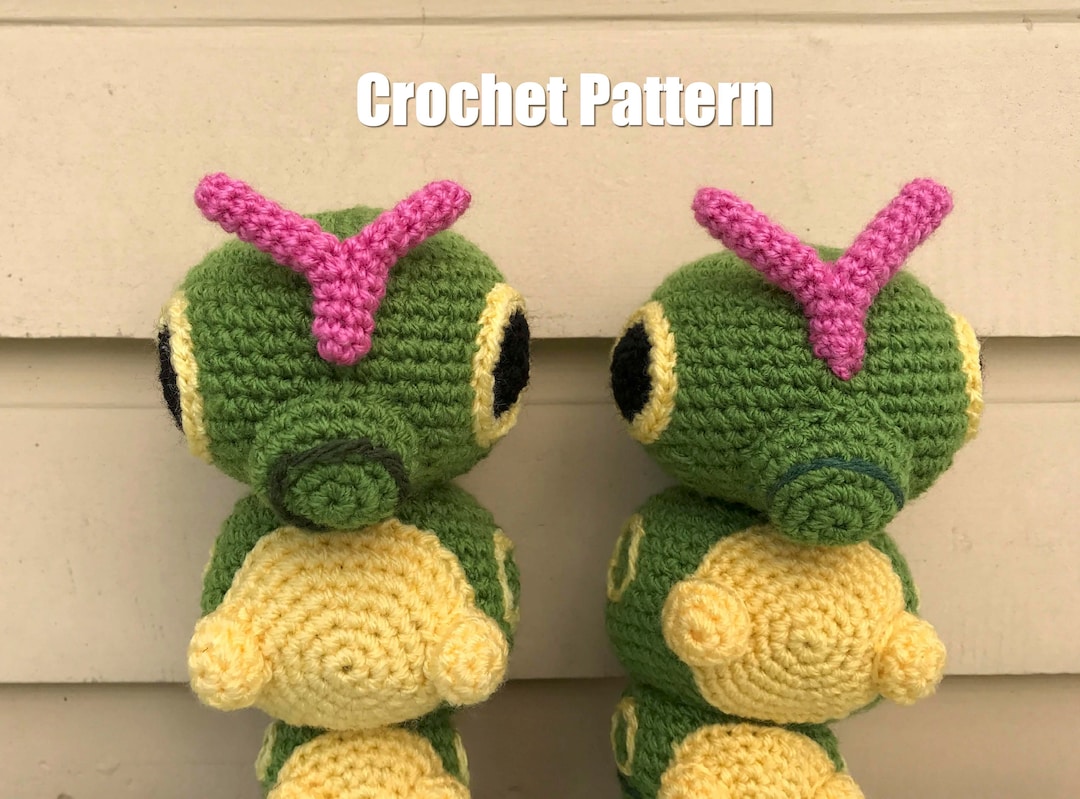 Caterpie Crochet Pattern - Etsy