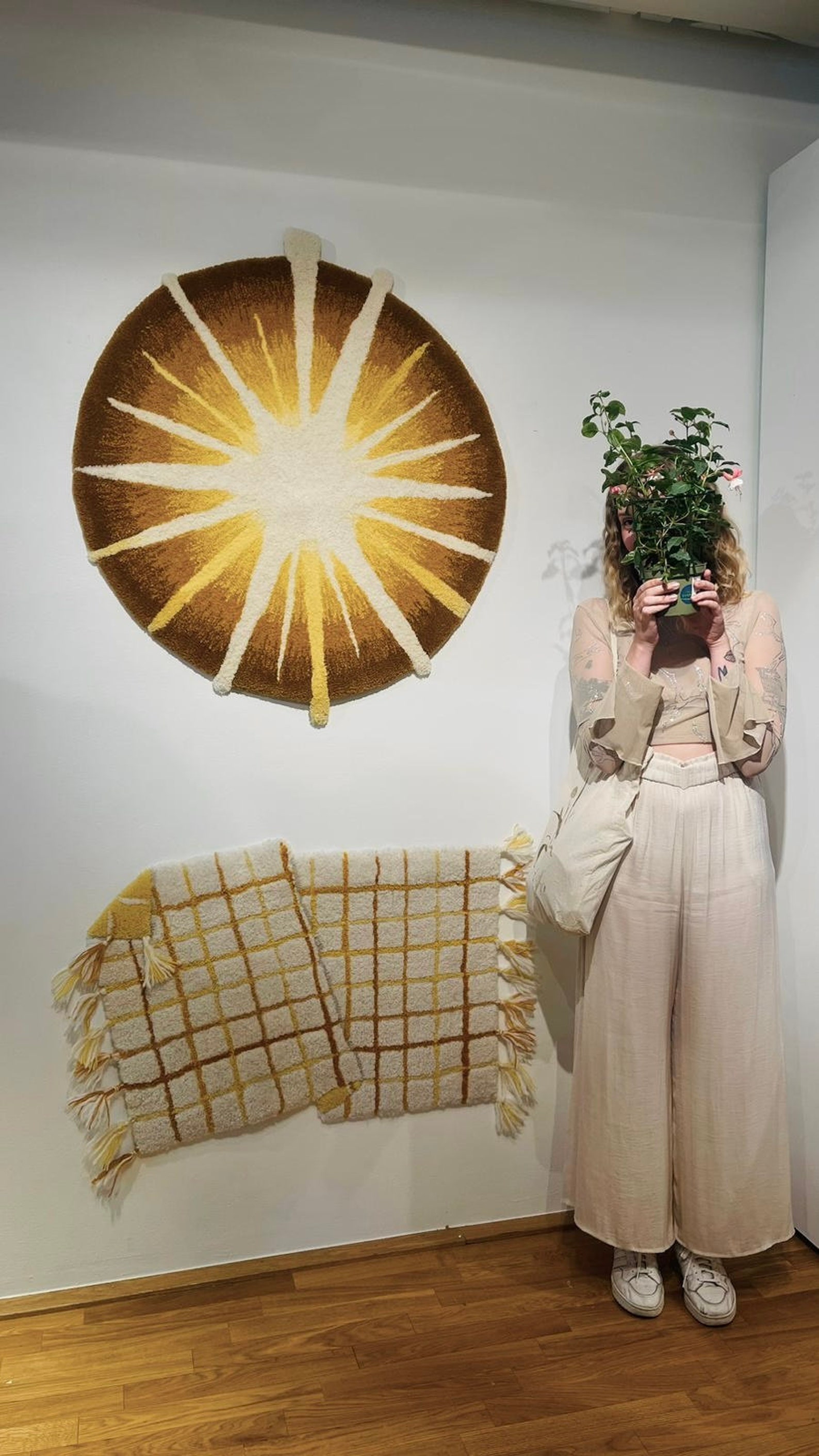 Tufted Sun Rug / Wallhanging - Etsy