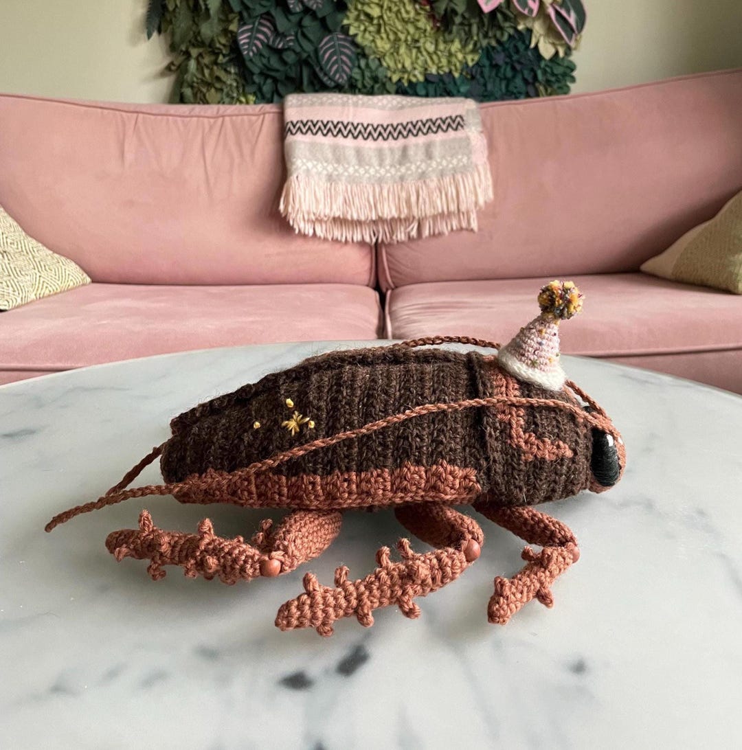 Party Cockroach Crochet Pattern - Etsy